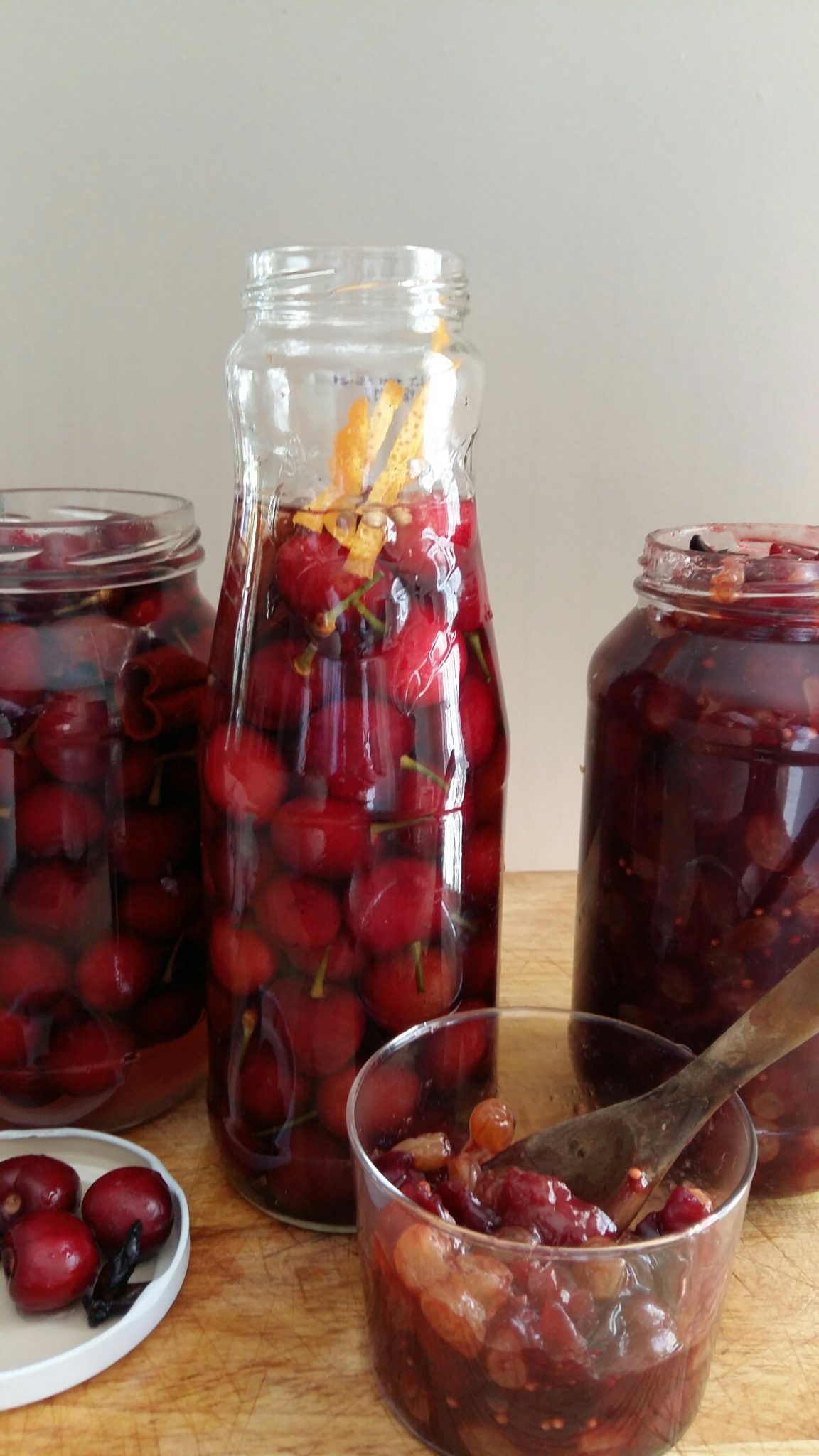 Pickled Cherries, Cherry Chutney and Cherries in Brandy or Vodka - Eat ...